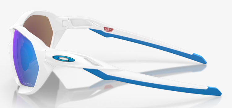 Oakley PLAZMA Matte White / Prizm Sapphire | Factory Pilots